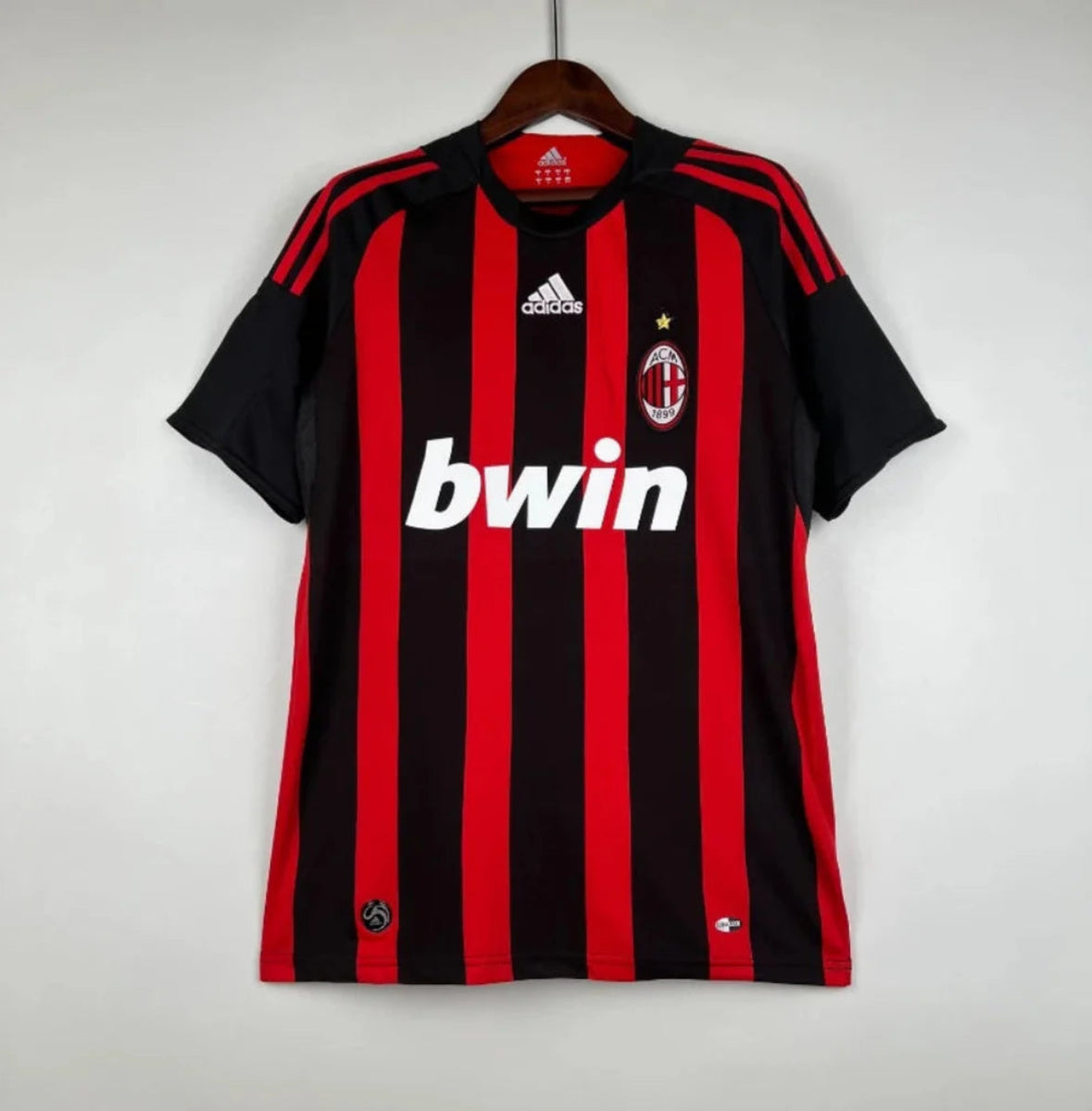 Camiseta Retro AC Milán 2008-09 bwin | Calidad al Mejor Precio – Fútbol ...