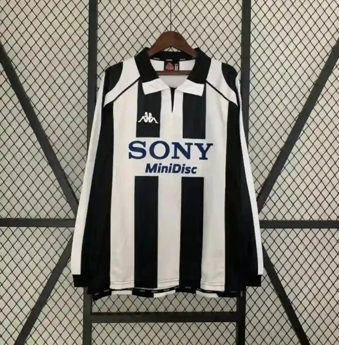 Camiseta Juventus Manga Larga 1997-98 Sony MiniDisc | Calidad al Mejor ...