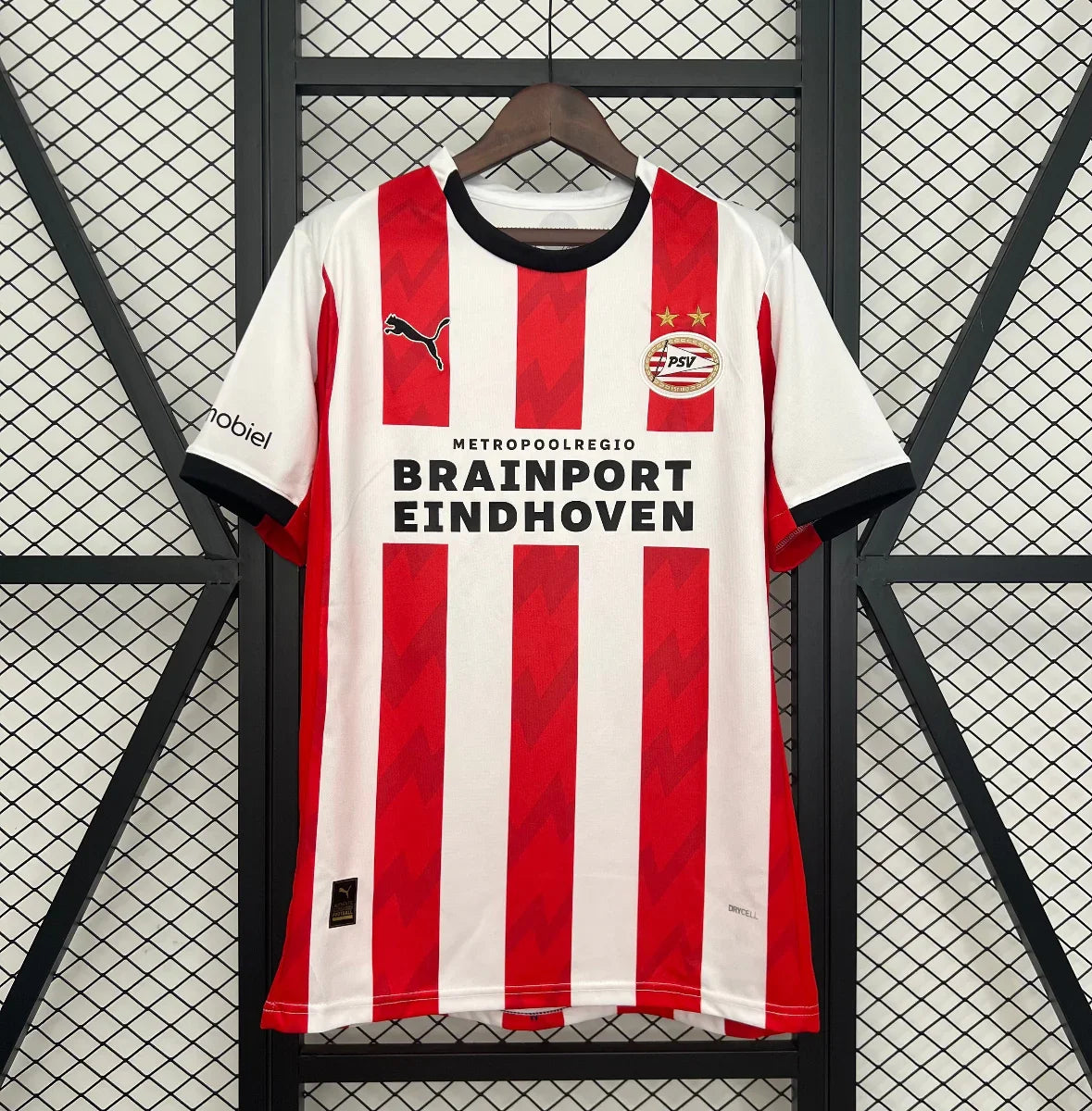 PSV Eindhoven 2025–26 Home Shirt – Classic Stripes & Recycled DryCELL ...